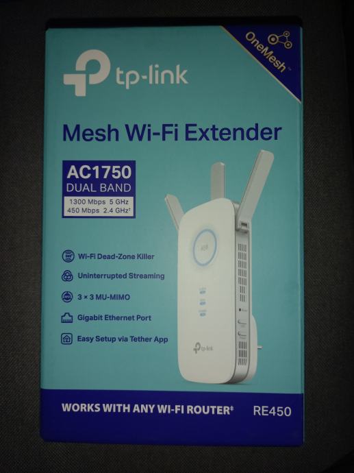 TP-link Mesh WiFi Extender AC1750 DUAL BAND