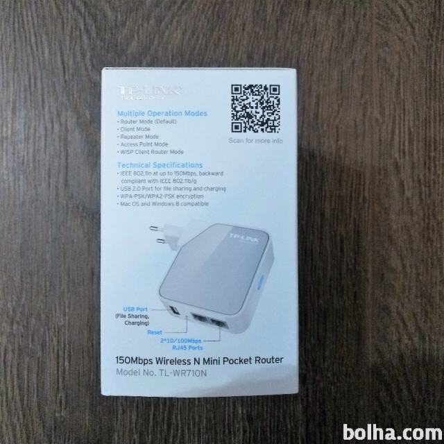 TP-Link mini usmerjevalnik/router TL-WR710N
