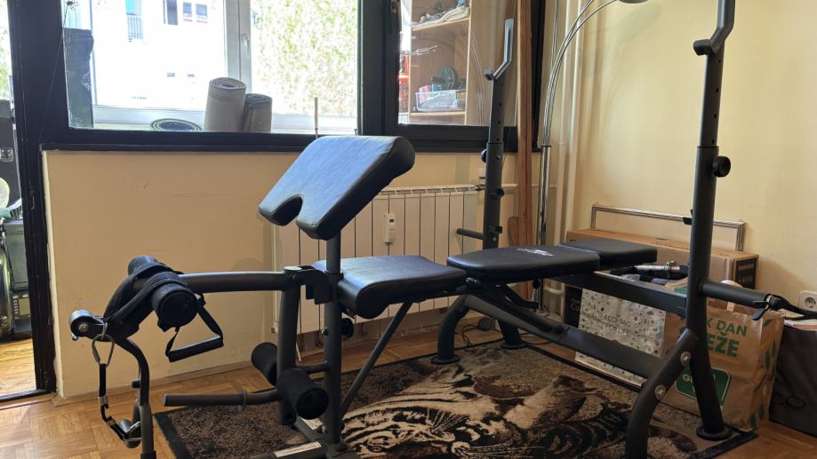 Crane Fitness Bench klop za vadbo celega telesa