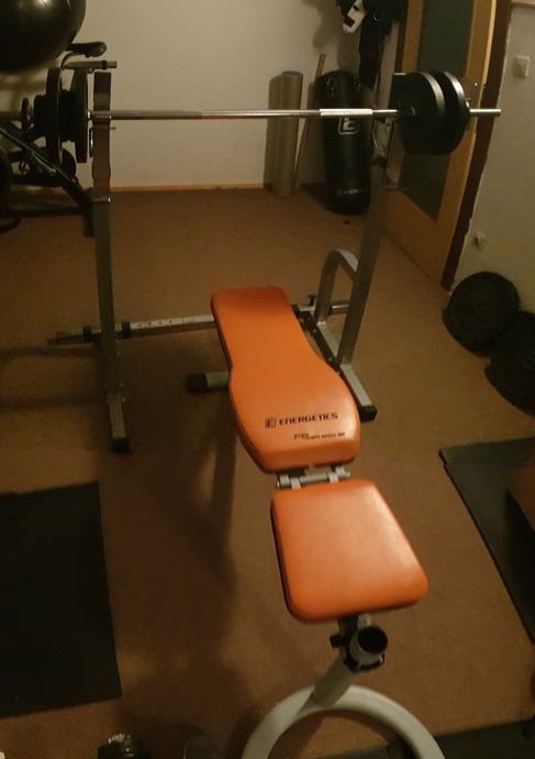Energetics Power bench 280 & Schiavi nastavljivo stojalo za uteži