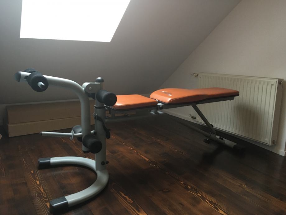 Vadbena klop Energetics Power Bench 280, fitnes klop za uteži