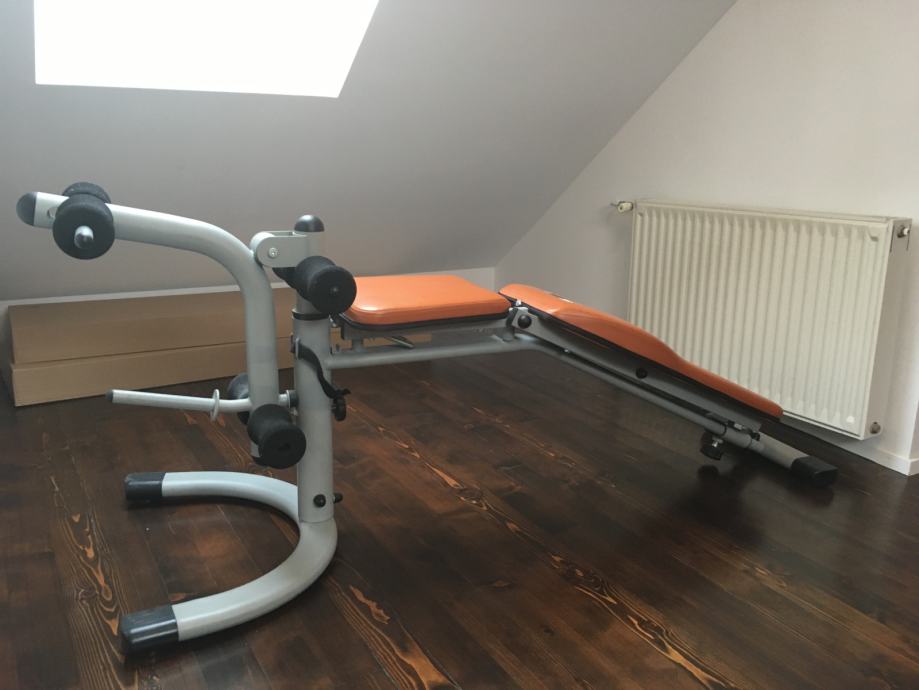 Vadbena klop Energetics Power Bench 280, fitnes klop za uteži