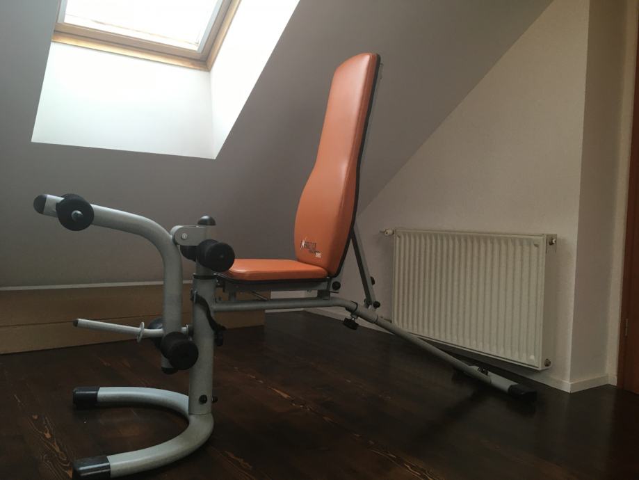 Vadbena klop Energetics Power Bench 280, fitnes klop za uteži