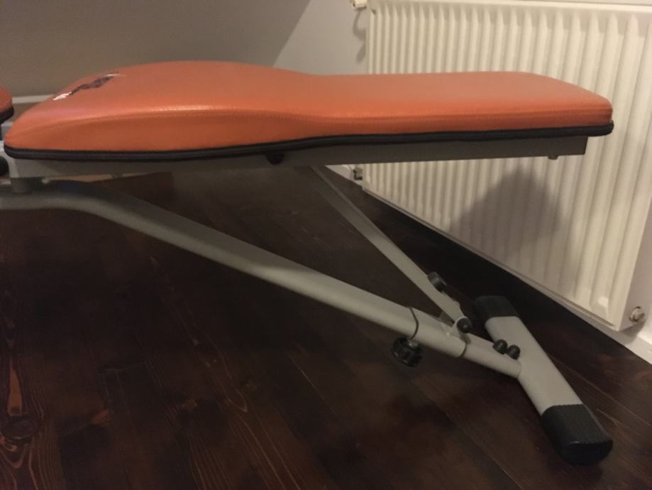 Vadbena klop Energetics Power Bench 280, fitnes klop za uteži