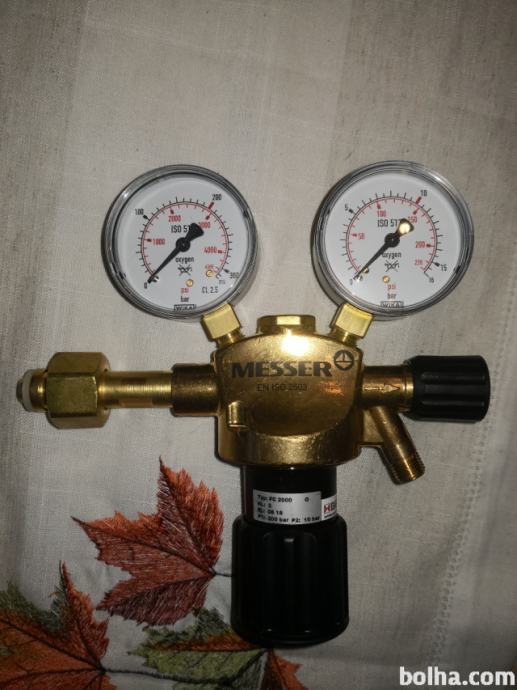 Regulator tlaka Messer O2/Acet/prop/co2..