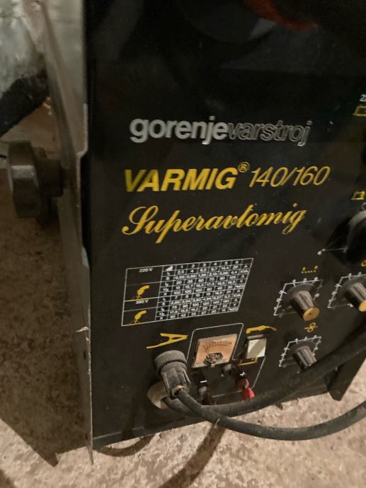 Varilni aparat CO2 Gorenje Varstroj VARMIG 140/160 - v okvari