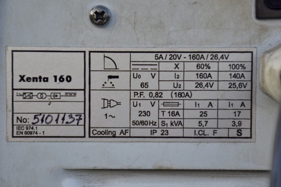 Varilni aparat Iskra XENTA 160 A