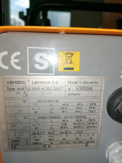 Varstroj vartig 2005 ac dc