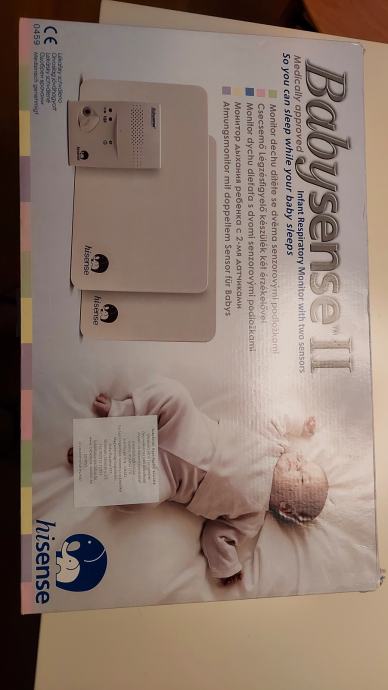 Babysense II naprava, ki spremlja gibanje in dihanje dojenčka
