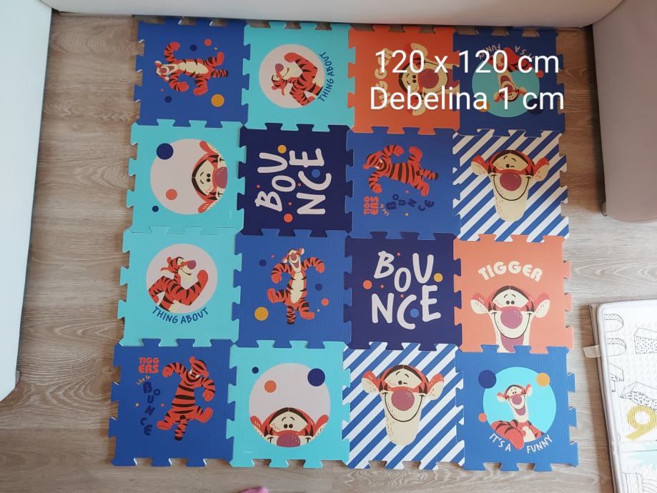 Penasta podloga, puzzle 120x120 cm, debelina 1 cm