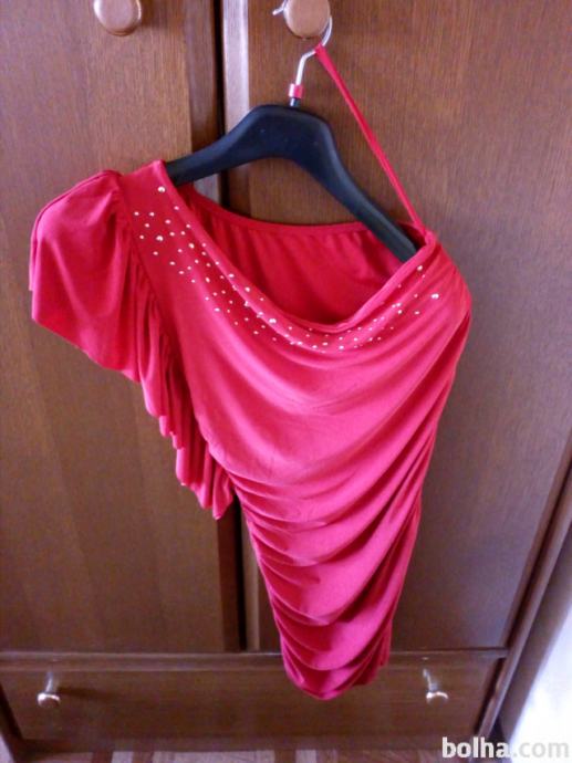 Obleka rdeča, velikost Uni