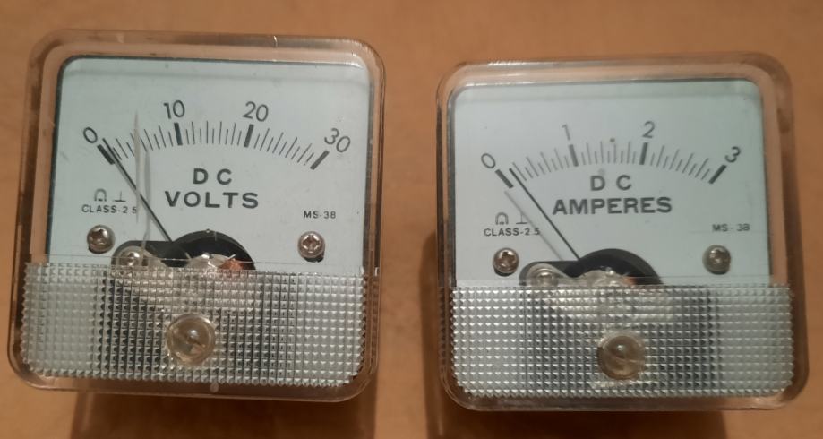 VOLTMETRI IN AMPERMETRI ANALOGNI VGRADNI