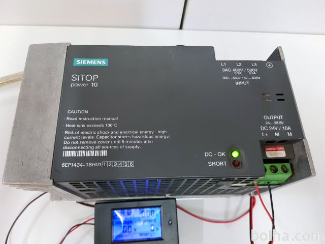 Trifazni napajalnik Siemens Sitop Power 10 24VDC / 10A