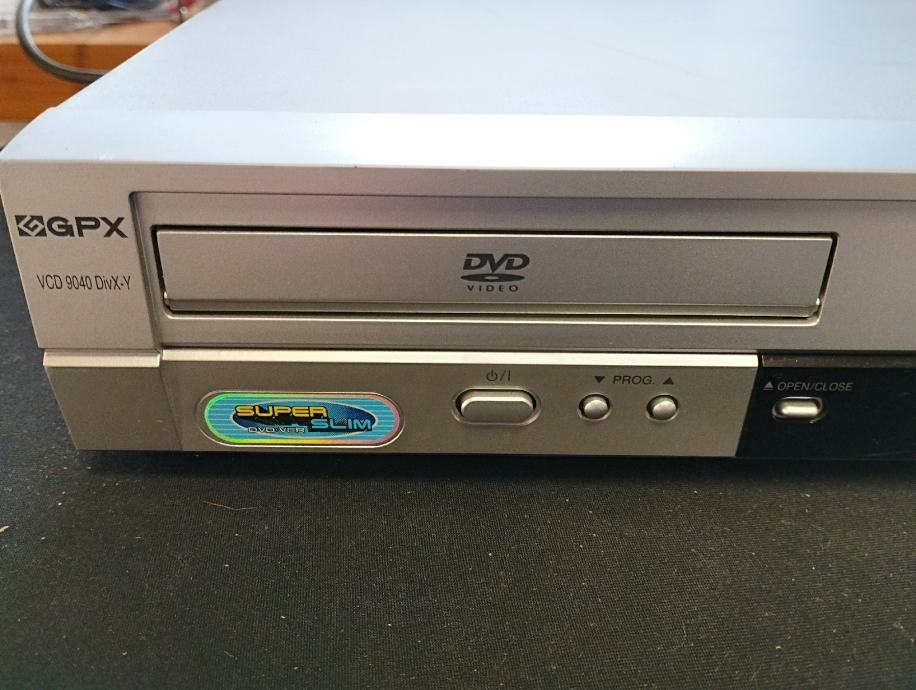 GPX VCD 9040, VHS video/dvd predvajalnik