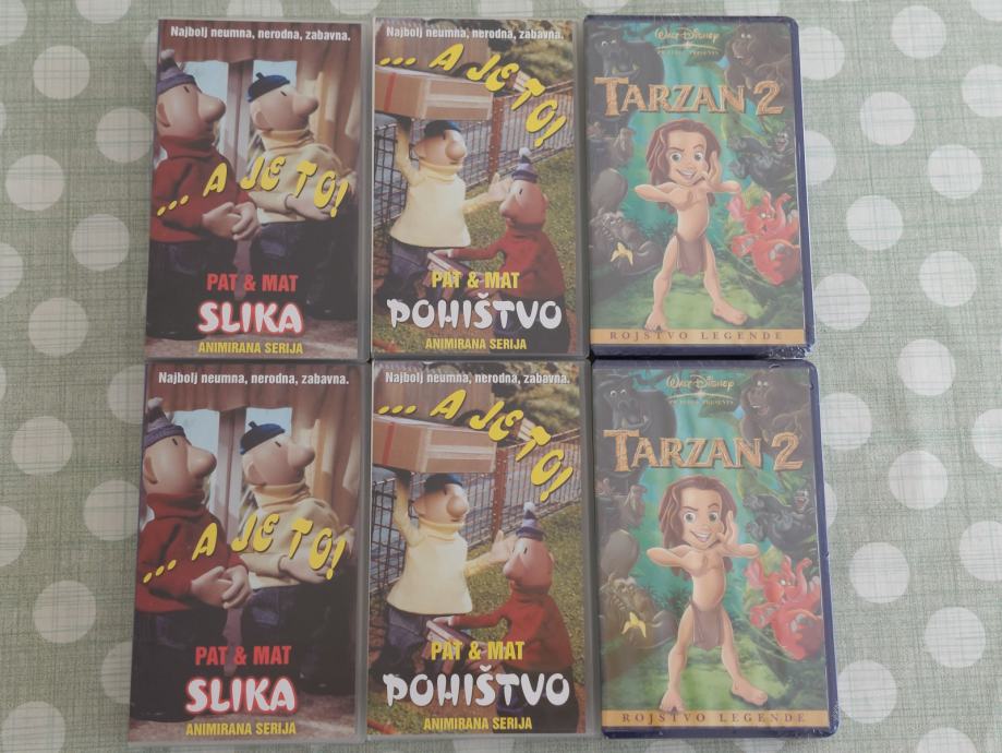 VHS FILMI,RISANKE,ORIGINALNO ZAPAKIRANI + ODPRTI,NEPREDVAJENI,VHS FILM