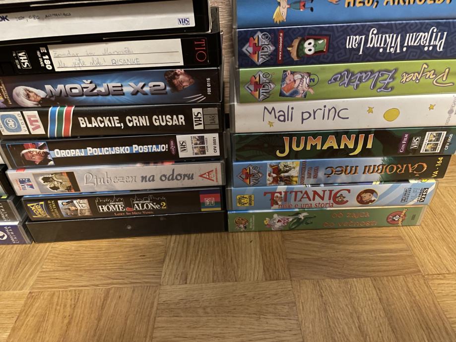 VHS Kasete | Filmi + Risanke | KOMPLET