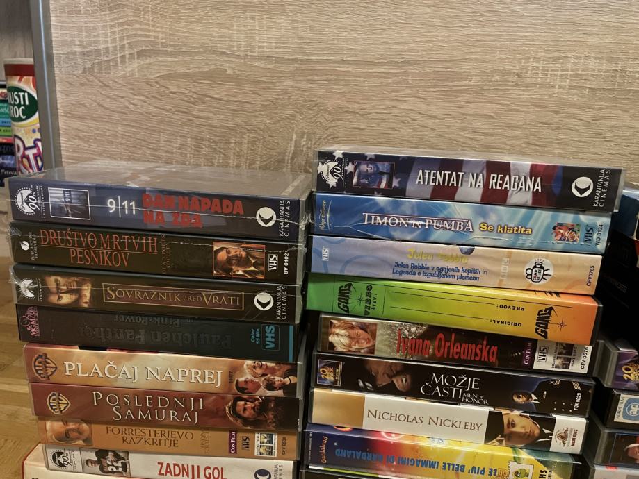 VHS Kasete | Filmi + Risanke | KOMPLET