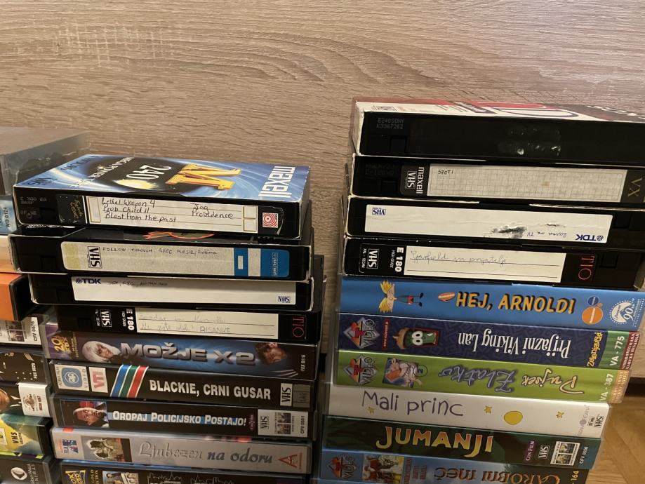 VHS Kasete | Filmi + Risanke | KOMPLET