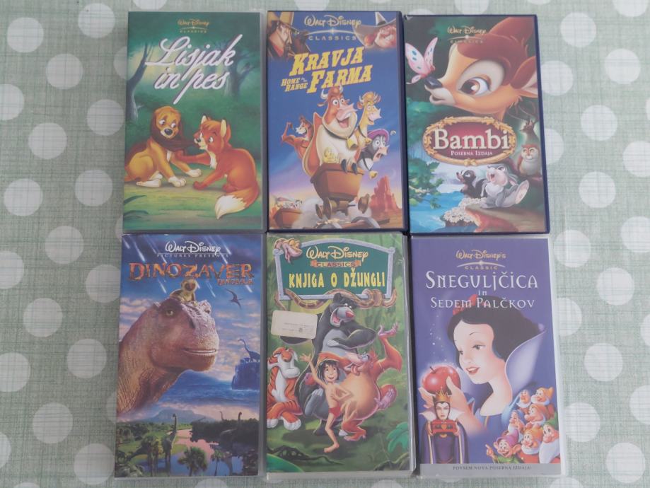 VHS KASETE,RISANKE,VHS WALT DISNEY RISANKE + OSTALE RISANKE