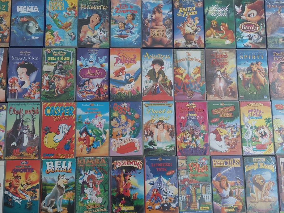 VHS KASETE,RISANKE,VHS WALT DISNEY RISANKE + OSTALE RISANKE