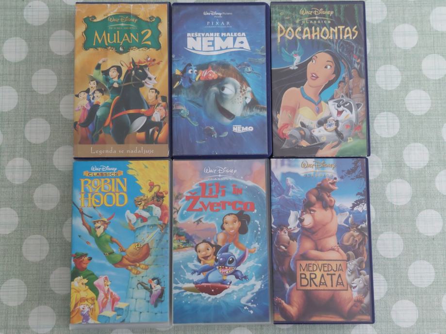 VHS KASETE,RISANKE,VHS WALT DISNEY RISANKE + OSTALE RISANKE