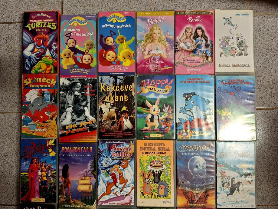 VHS filmi in risanke