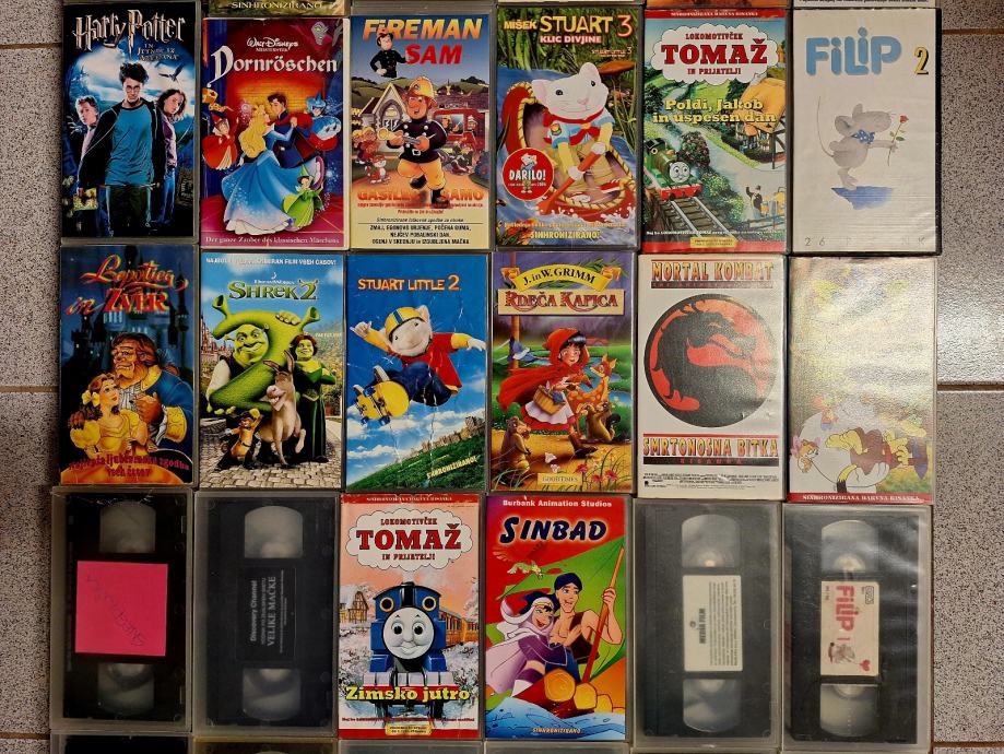 VHS filmi in risanke
