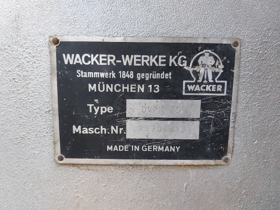 Vibro plošča - žaba WACKER