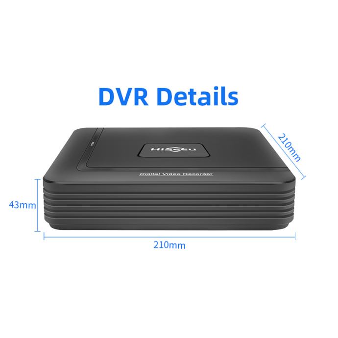 DVR 4 KANALNI SNEMALNIK 5 IN 1 PODPIRA AHD / CVBS / CVI / TVI / IP