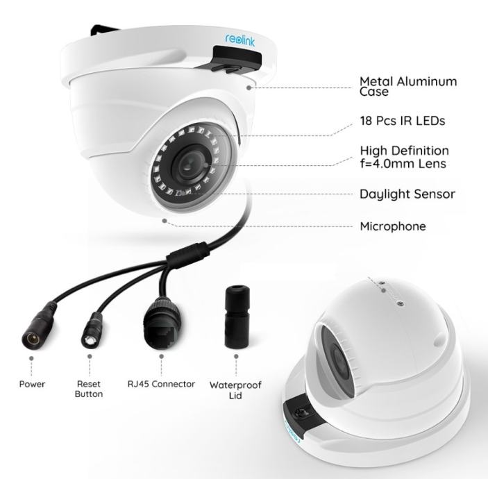 Nadzorna IP kamera REOLINK RLC-420 5MP PoE