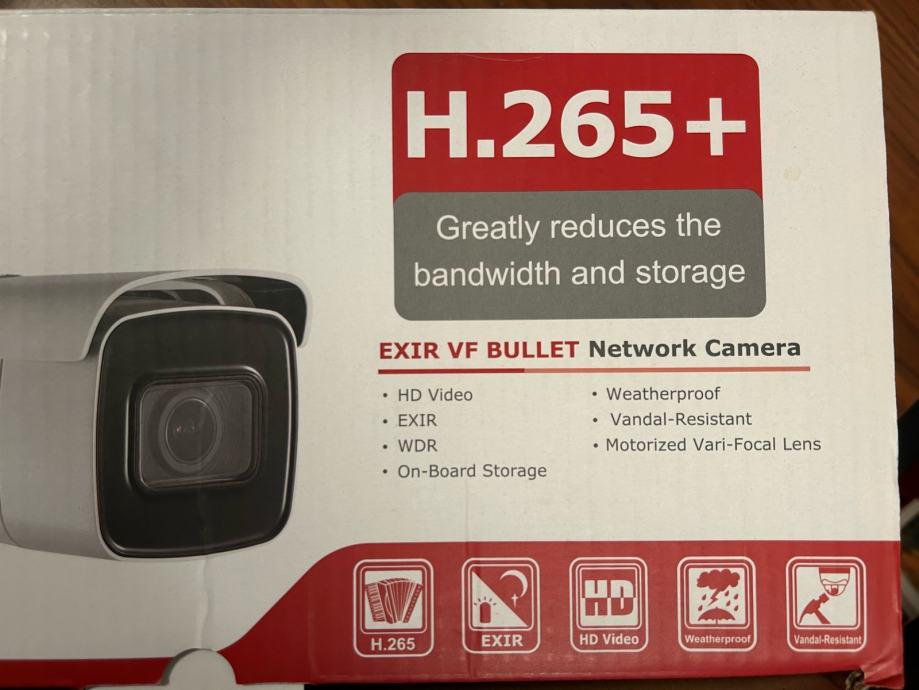 Hikvision H.265+ kamera