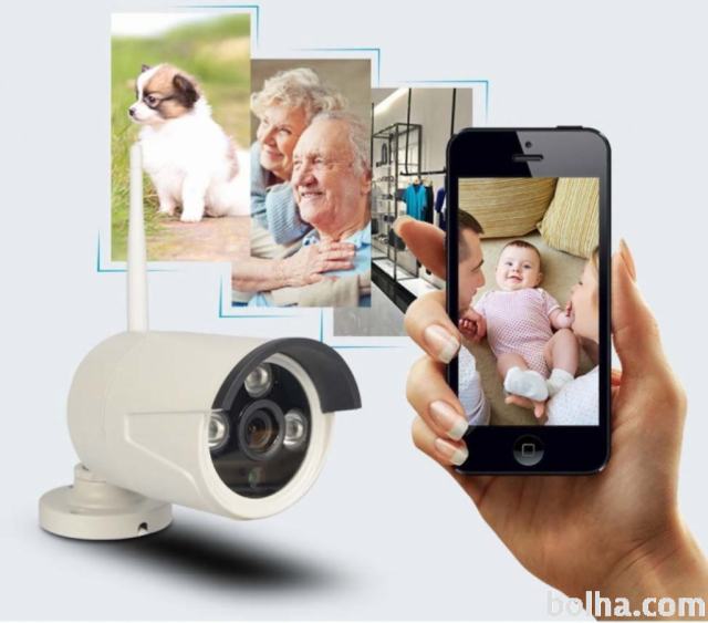 PLUG&PLAY WIFI VIDEO NADZORNI SISTEM KIT HD + 4X KAMERA HDMI