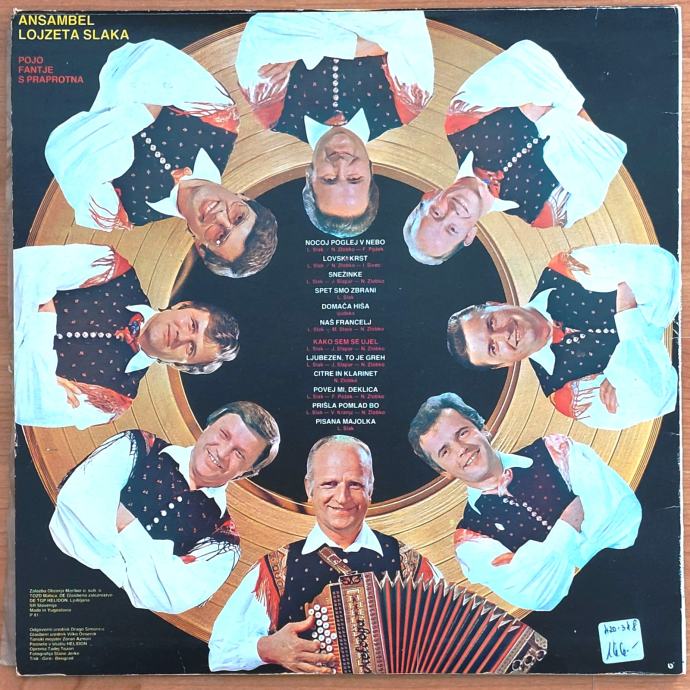 Ansambel Lojzeta Slaka ‎– 10 X Zlati Slaki (LP)