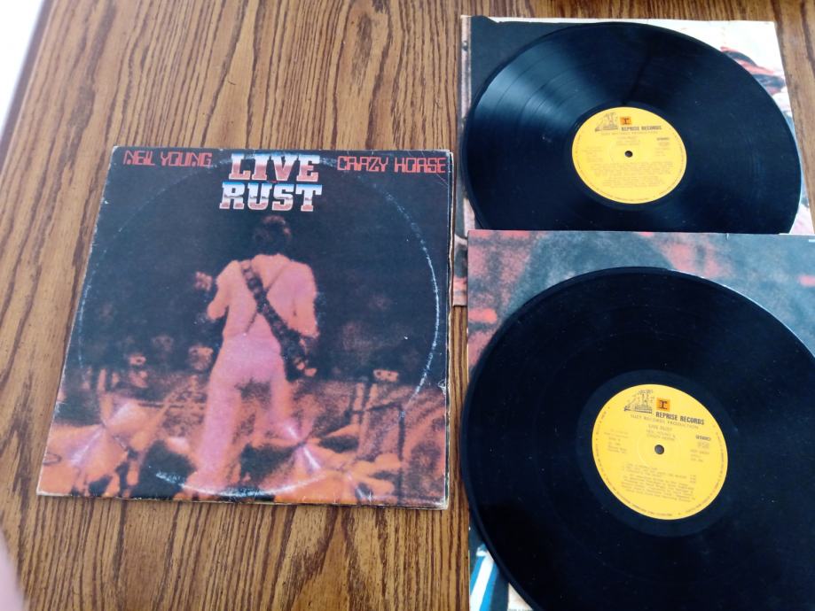 LP Plosca Neil Young Live rust