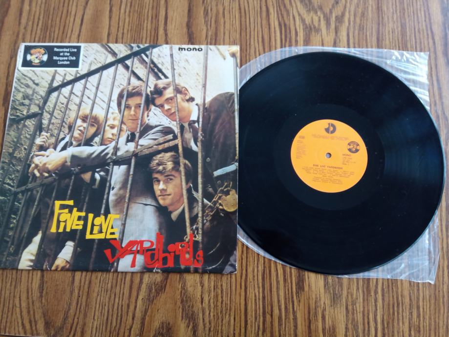 LP Plosca Yardbirds Five Live Yardbirds