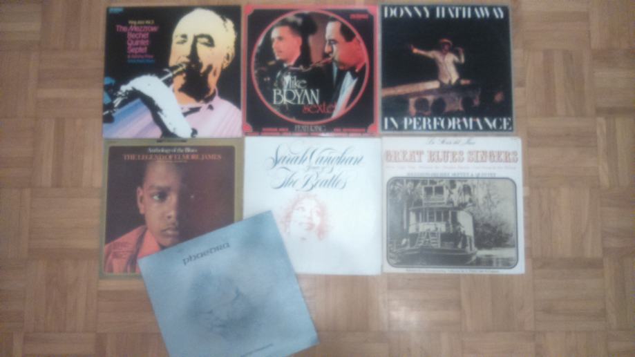 Lp plošče rock, blues, soul, jazz, James Brown, Ray Charles, Armstrong