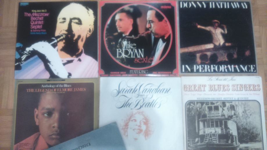 Lp plošče rock, blues, soul, jazz, James Brown, Ray Charles, Armstrong