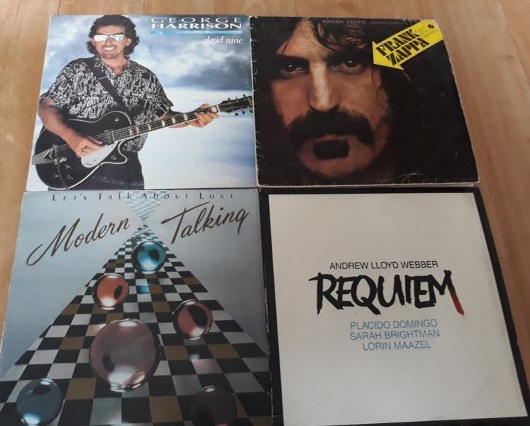 LP VINIL PLOŠČE: F. ZAPPA, G. HARRISON, Modern Talking...