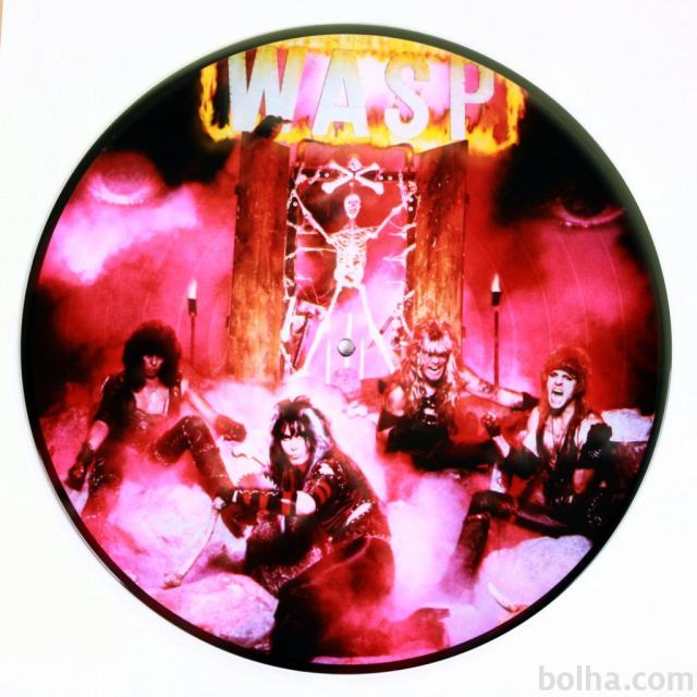 LP WASP picture disc, heavy metal plošča, vinil