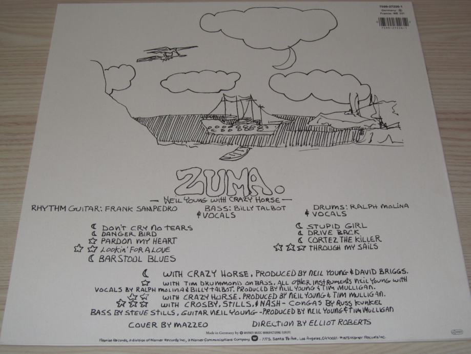 NEIL YOUNG with CRAZY HORSE - Zuma (LP)