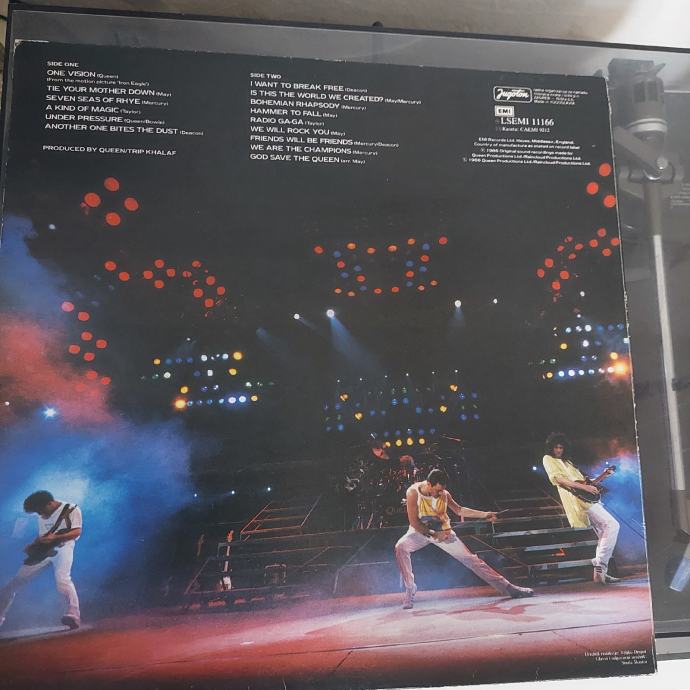 QUEEN - LIVE MAGIC LP PLOŠČA