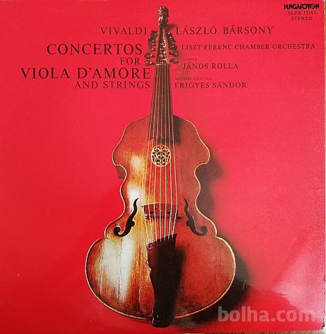 Vivaldi: Concertos for Viola DAmore and Strings