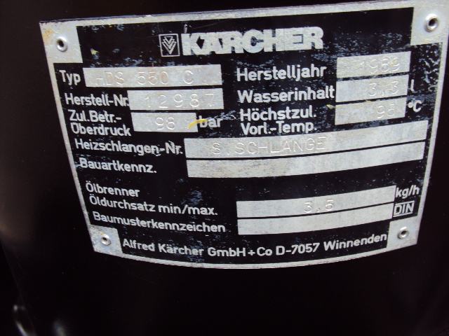 Karcher HDS 550C, visokotlačni čistilnik