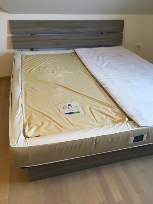 XXL komplet Lectus vodna postelja z okvirjem in vzglavjem
