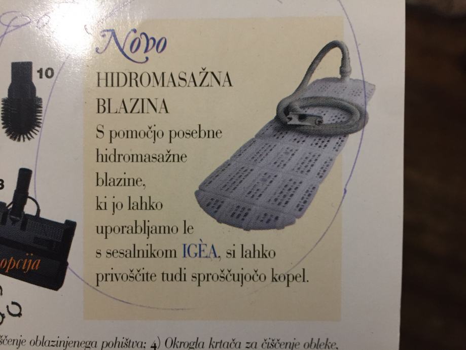 Vodni sesalnik - sesalec Igea Ecosystem Cleaner - Batagel