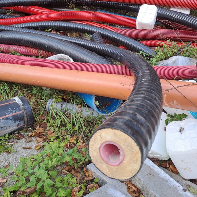 Predizolirana MicroFlex cev, PEX enojna 50x4,6 - fi 125 za ogrevanjePr