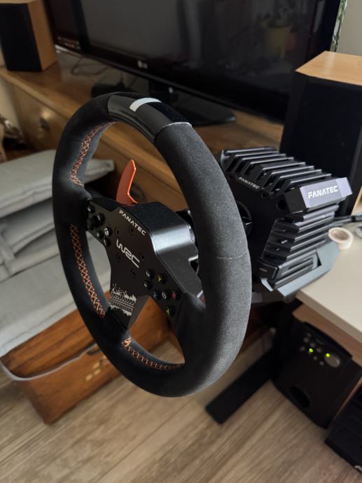 Fanatec CSL DD 5Nm + CSL Elite WRC Wheel + CSL Pedals + Table clamp