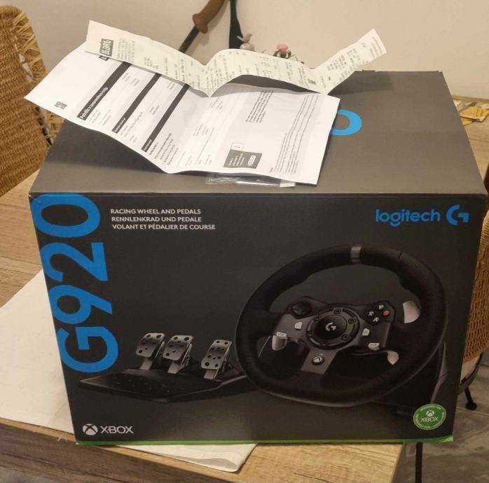 Logitech G920 Xbox One in Pc, gaming volan