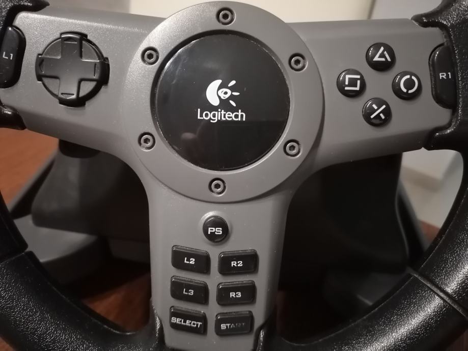 brezžični volan Logitech - PS2/PS3/PC