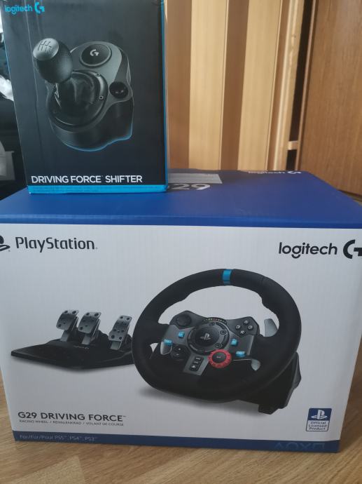 Logitech G29 (volan, pedalke, menjalnik)